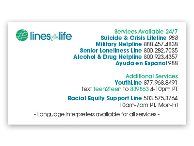 Media Center - Lines For Life