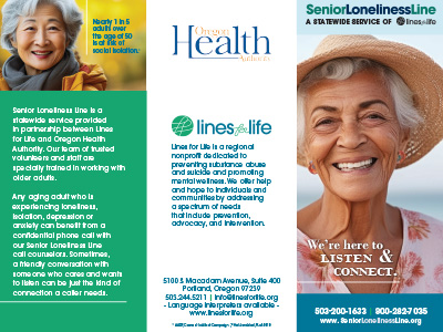 2024 Lines for Life Senior Loneliness Line Trifold - Lines For Life